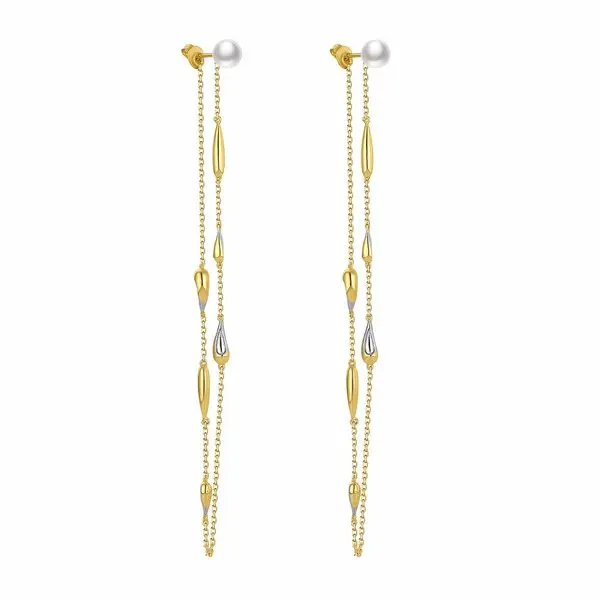 RETRO CHIC Teardrops Earrings - Gold