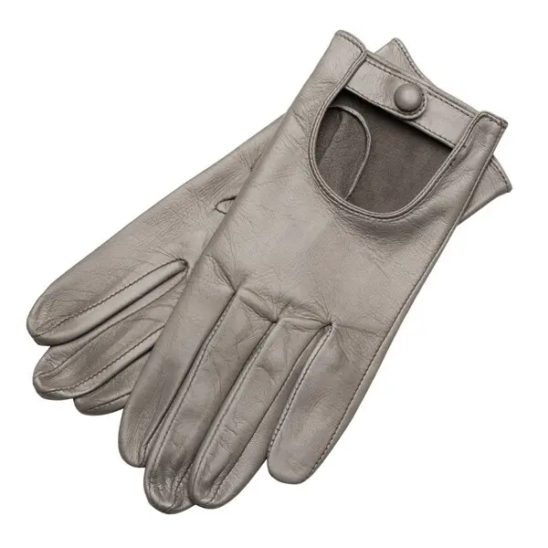 1861 GLOVE MANUFACTORY Shield & Style Nappa Leather Urban Gloves - Grey