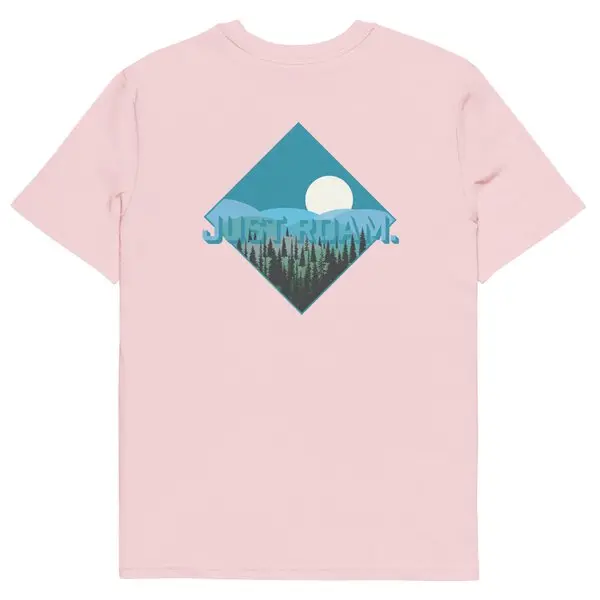 ANCHOR & CREW Cotton Just Roam. Seeker Organic Cotton T-shirt - Pink