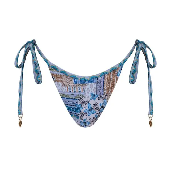 IVY SWIMWEAR Ellie In Baby Mosaic Print Bottom - Blue