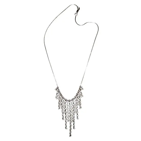 TG-JEWELLERY BY TAMARA GERVASIO Rain Drop Chain Necklace – Handcrafted Recycle Sterling - Silver