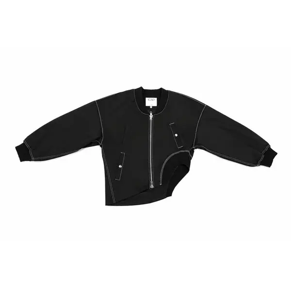 GAO REPUBLIC Bomber Jacket Cropped Side Cut-out