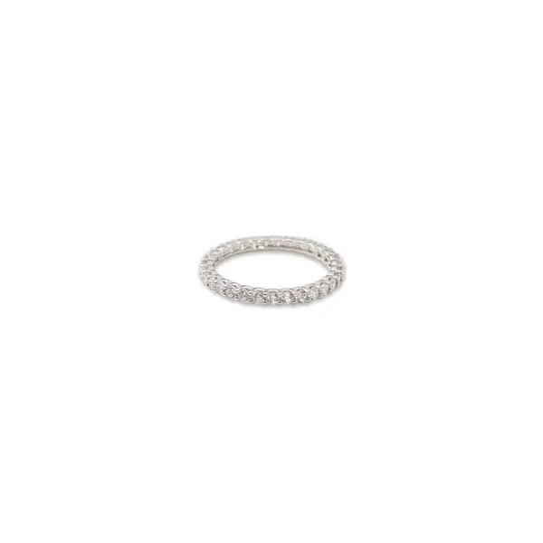 SHABELLA NYC Thin Eternity Band - Silver