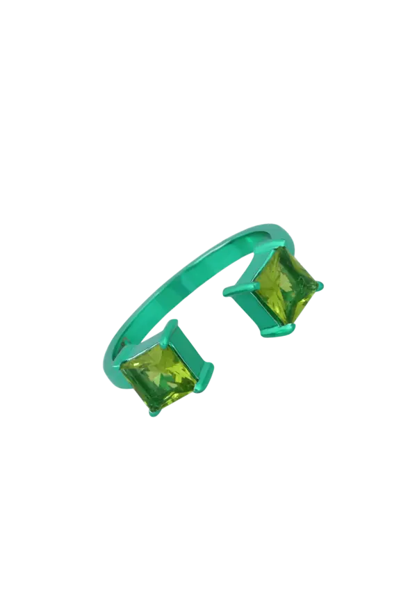 LAVANI JEWELS Togusa Ring - Green