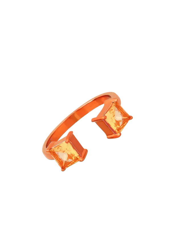 LAVANI JEWELS Togusa Ring - Orange