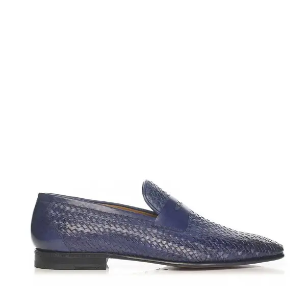 MARIANO SHOES Porches Loafers Navy - Blue