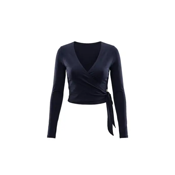 BE ATHLETICA The Ultimate Ballet Wrap-top Midnight - Blue