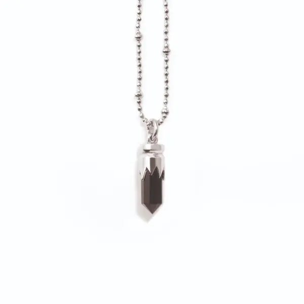 KASUN LONDON Bullet Necklace - Silver