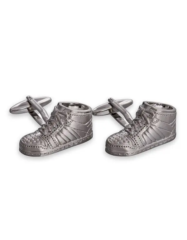 GRESHAM BLAKE Hightop Trainer Cufflinks - Silver