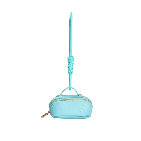 6FIFTYTWO® Blue / White Baby Blue Mini Carry-all Bag Charm - Blue/white