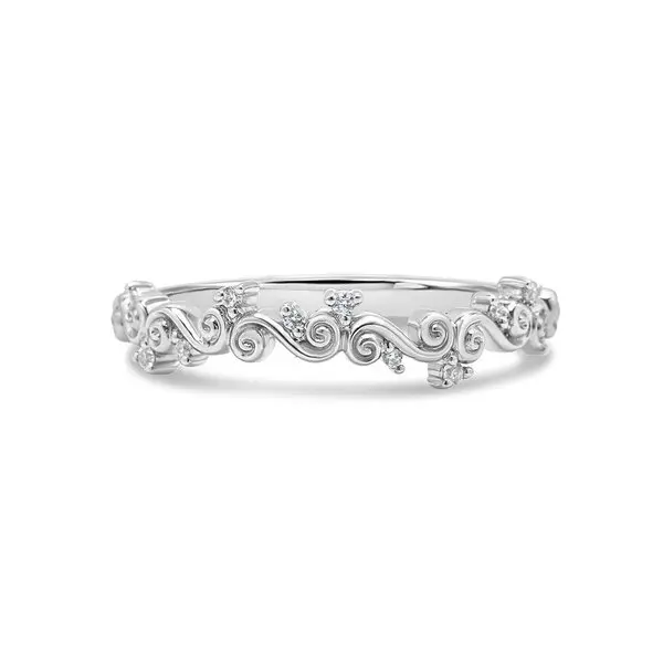 PTERA JEWELRY Modern Filigree Band - Silver