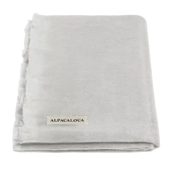 ALPACA LOCA Slim Scarf Light - Grey