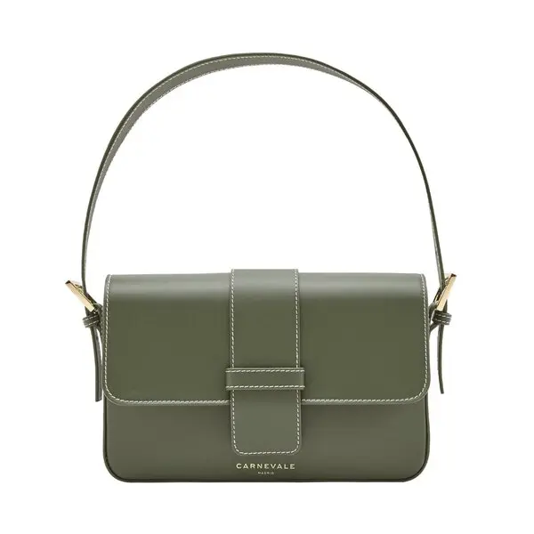 CARNEVALE Dalia Army Baguette Bag - Green