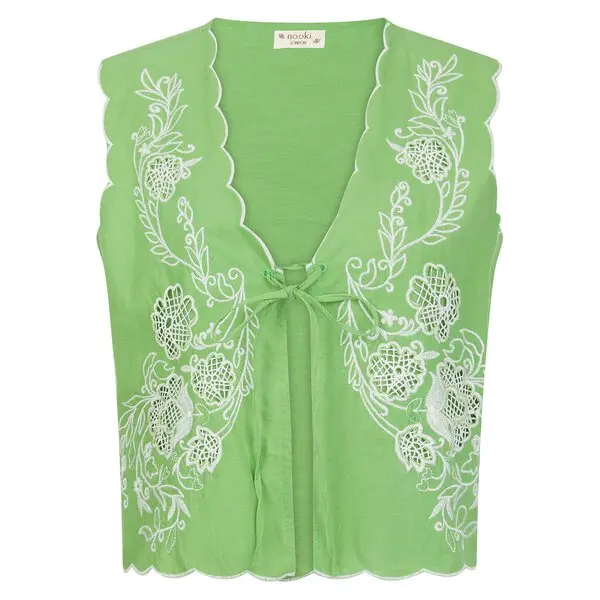 NOOKI DESIGN Isabel Gilet - Green