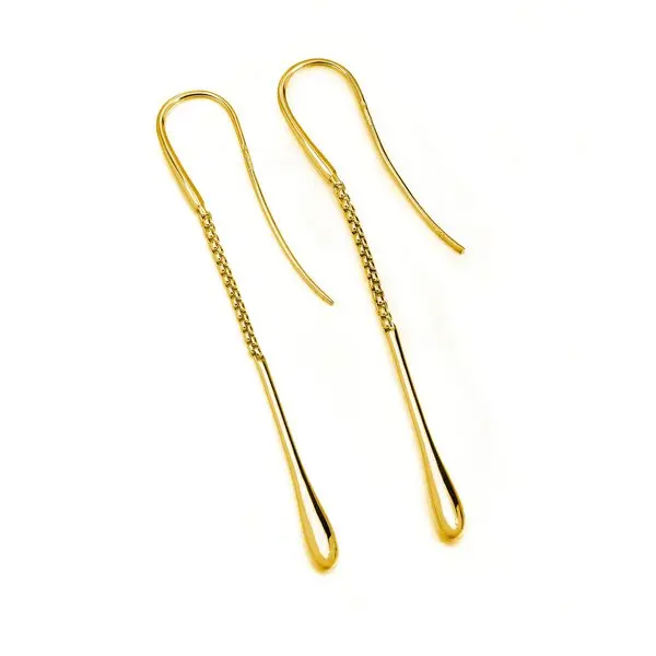 LUCY QUARTERMAINE Drop Earrings In Vermeil - Gold