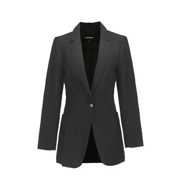 SMART AND JOY Tailored Blazer Jacket - Black