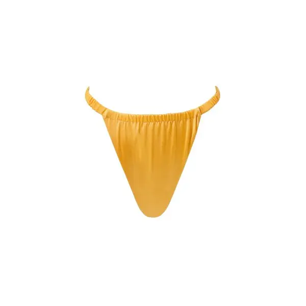 DECOLET THE LABEL Sofia Bikini Bottoms In Sunset - Yellow