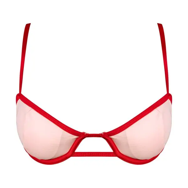 IVY SWIMWEAR Pink / Red Brooke In Pink Top - Pink/red
