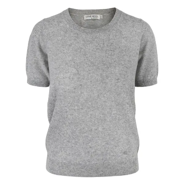 TIRILLM Alina" Cashmere T-shirt Melange - Grey