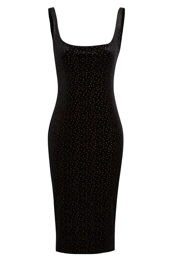SARVIN Polka Dot Dress