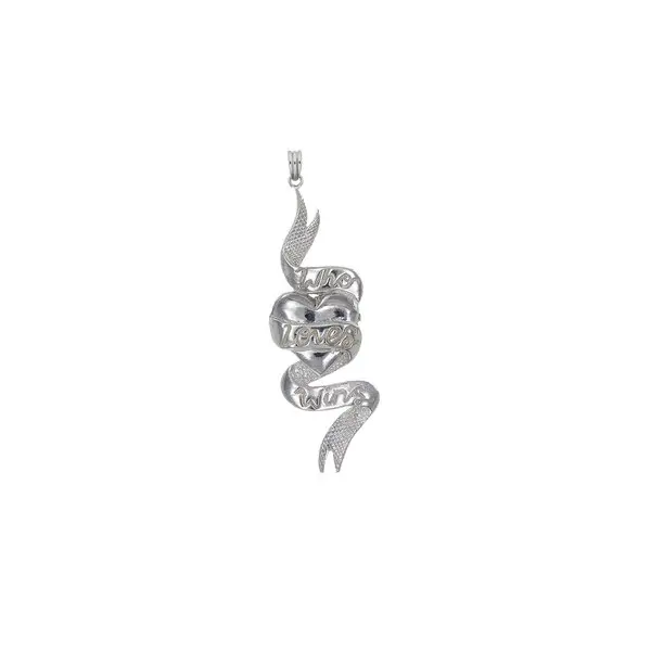 ZOË & MORGAN Who Loves Wins Charm - Silver