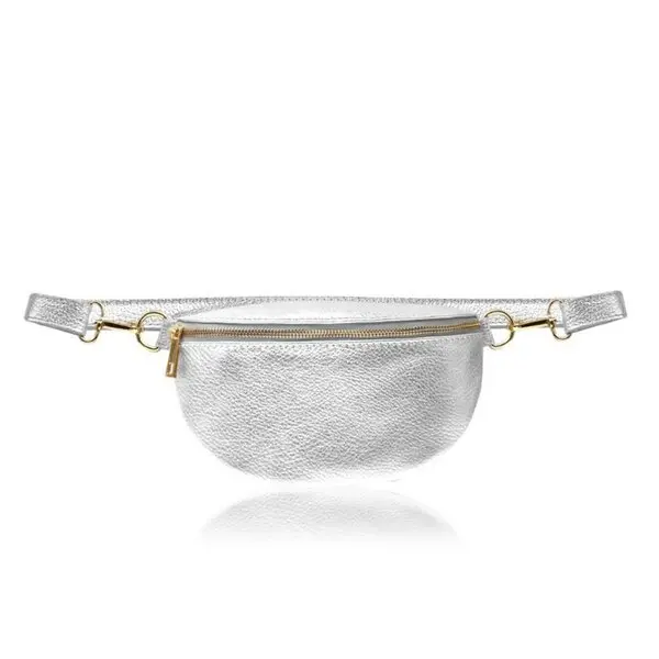 BETSY & FLOSS Zadar Crossbody And Waist Bag - Silver