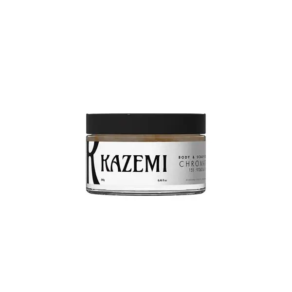 KAZEMI Chromatic Certified Organic Body & Scalp Scrub - Grey