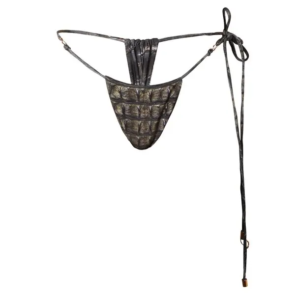 L’animal Amazon Reversible Bikini Bottom - Green