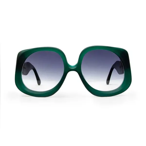 LOOP AND EGG Sunglasses L A G One Dark - Green