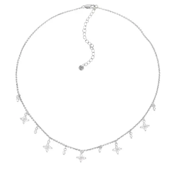 UCHI & SOTO Kinmokusei Floral Necklace - Silver