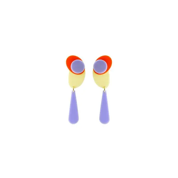 GISSA BICALHO Earring Organic F - Orange