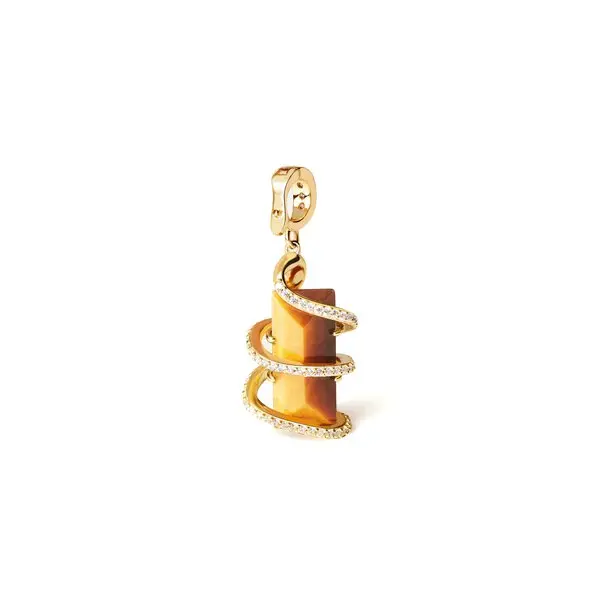 FREQNC ATELIER Serpent Charm Tiger's Eye - Brown
