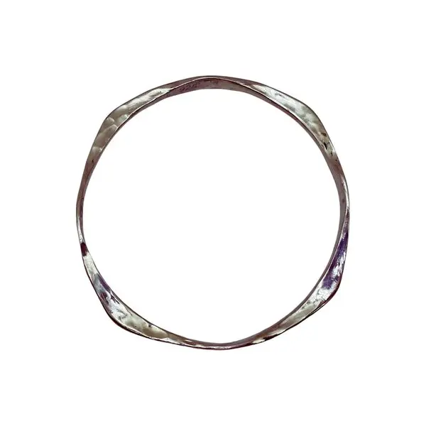 AMY DELSON JEWELRY Syble Bangle Bracelet - Silver