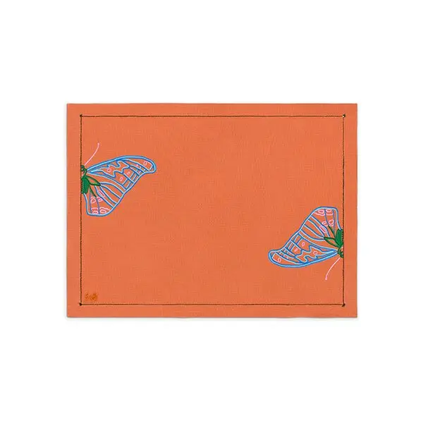 Campante Borboleta Placemat - Orange