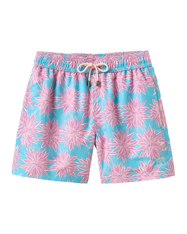 PINK HOUSE Swim Shorts Agave Turquoise - Pink