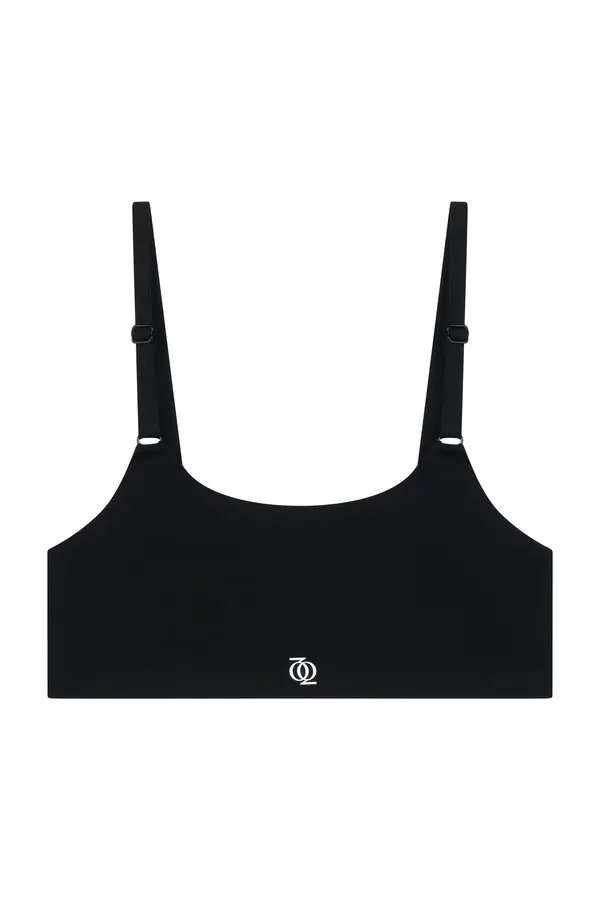 GOD SAVE QUEENS Second Skin Bralette Tanktop - Black
