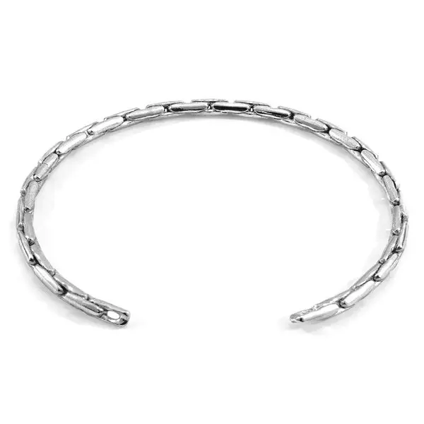 ANCHOR & CREW Mizzen Sail Chain Bangle - Silver