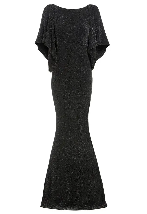 SARVIN Cowl Back Gown