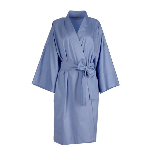 DECOFLUX HOME Cotton Bathrobe French New Collection, Hm - Blue
