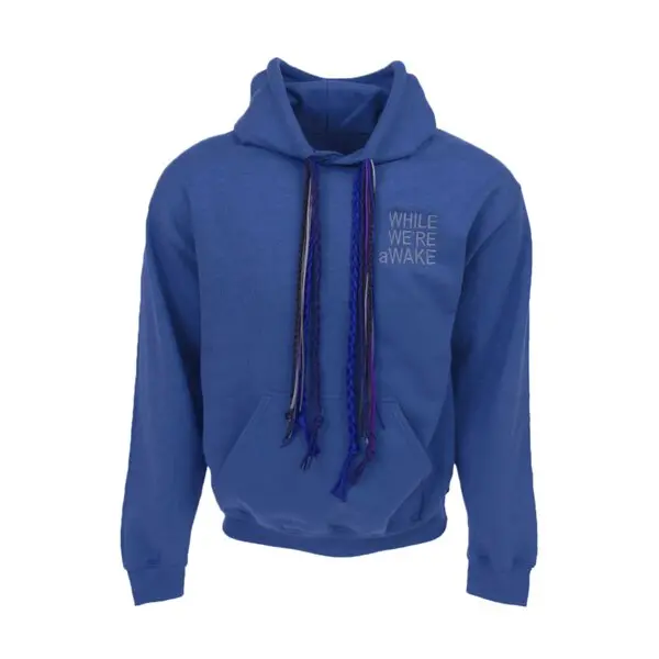 WHILE WE'RE AWAKE Multi String Dark Hoodie