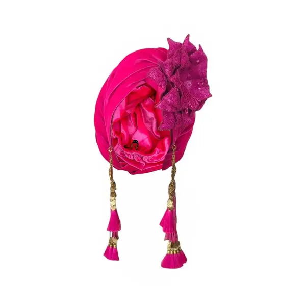 JULIA CLANCEY Cha Cha Cha Boom Hotty Dream Turban - Pink