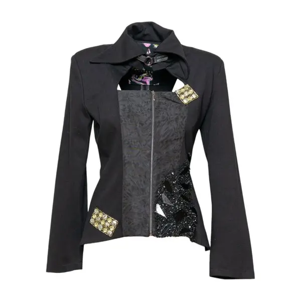 ARTISTA Doris Embellished Tailored Jacket - Black