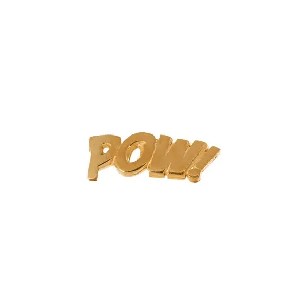 EDGE ONLY Pow Pin 18ct Vermeil - Gold