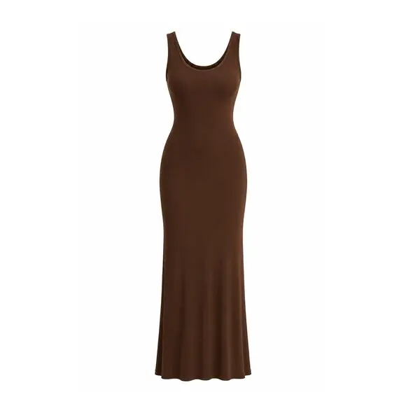 MAISON DE GALA Aria Mocha Dress - Brown
