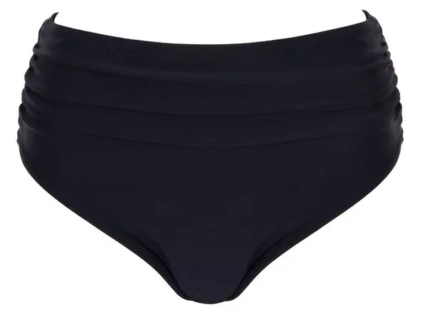CORE SWIM High Waisted Bikini Bottoms Classic - Black