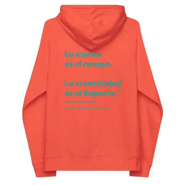 ANCHOR & CREW Burnt Creativity Is The Sport Creative Standard Organic Cotton Hoodie - Orange