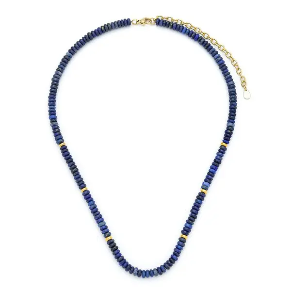 KAMARIA Charis Medium Gemstone Necklace Lapis - Blue
