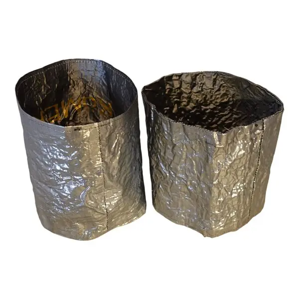 ROMER MILLINERY Moldable Cuff Set Of Two - Grey/silver