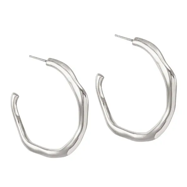 BIKO Rio Hoops Large - Silver