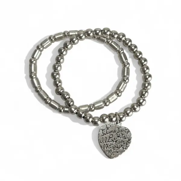 BY VIRGO Eterna Bracelet Set - Silver